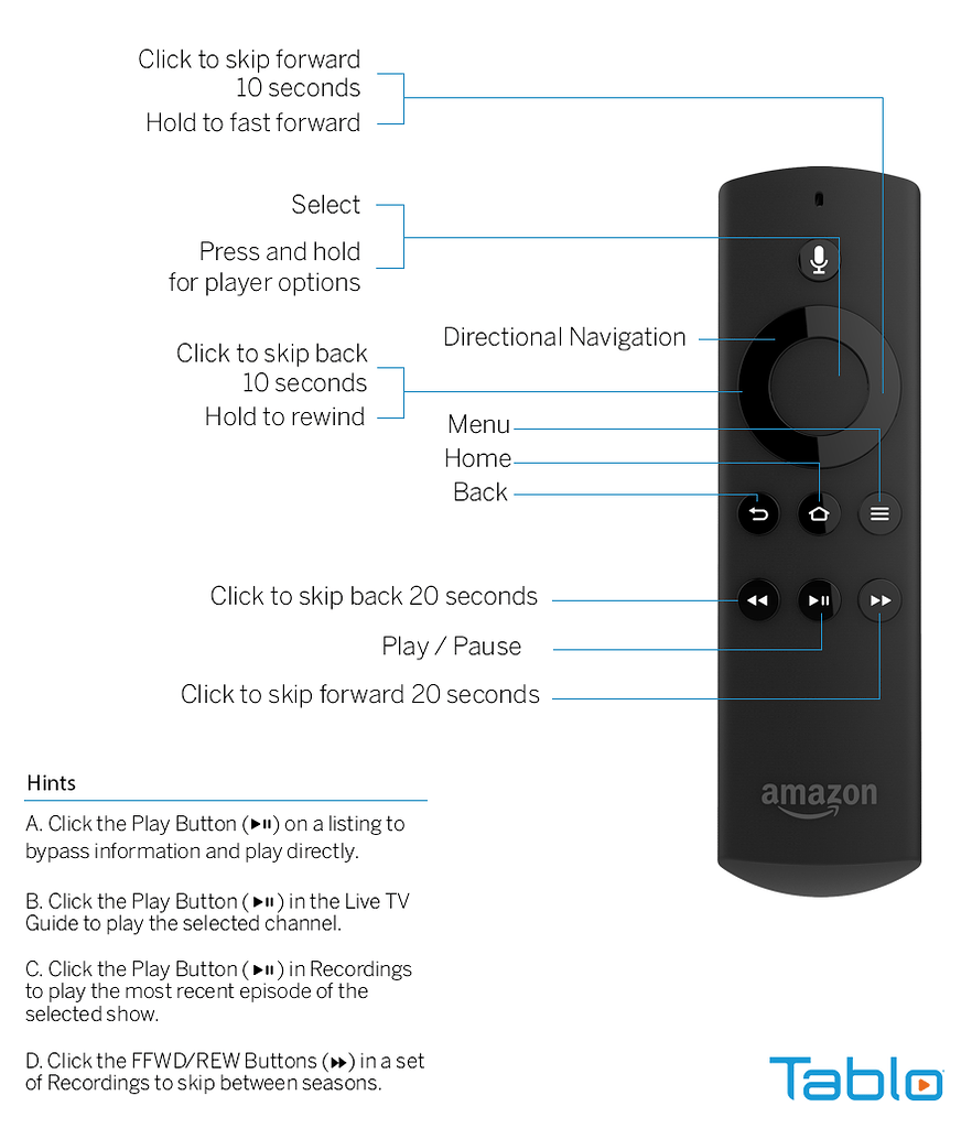 Four Tips for Using the Tablo App on Amazon Fire TV - Amazon Fire TV ...