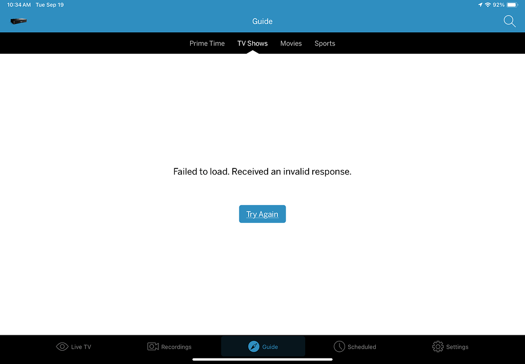 Failed to load error with Legacy IOS app - Support & Troubleshooting ...