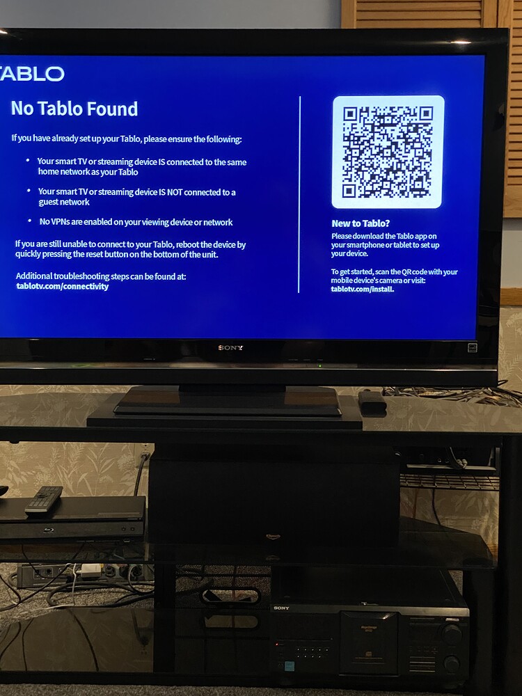 No light on tablo - Support & Troubleshooting - TabloTV Community