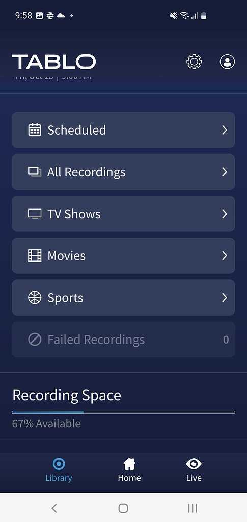 Tablo Android Mobile App (4th Gen) Update (v. 1.0.5) - Announcements ...