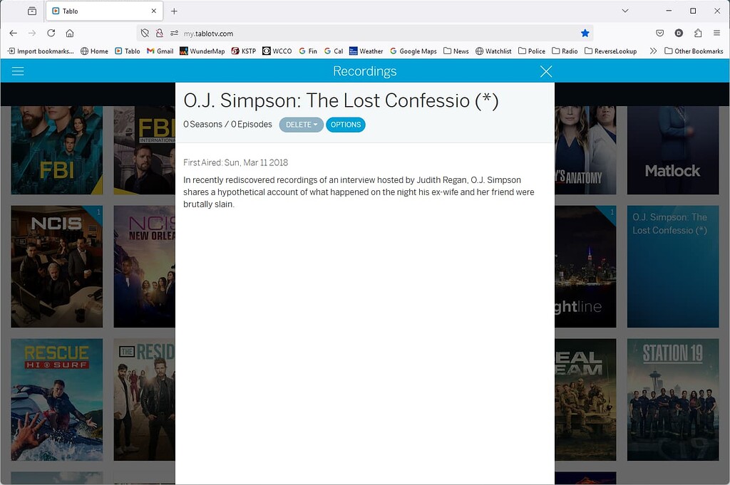 Delete not working - Support & Troubleshooting - TabloTV Community